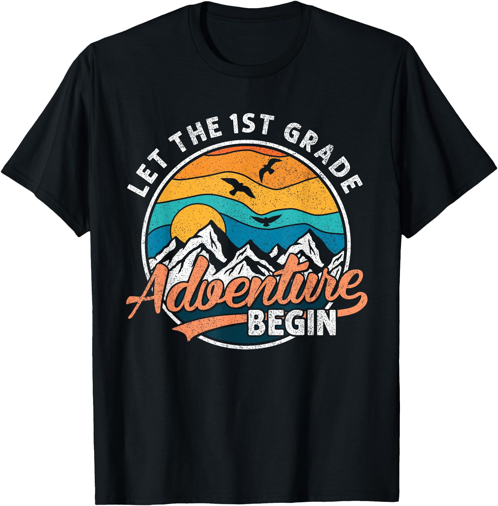 Hot Trending Tee With Let The 1St Grade Adventure Begin Back To School ...