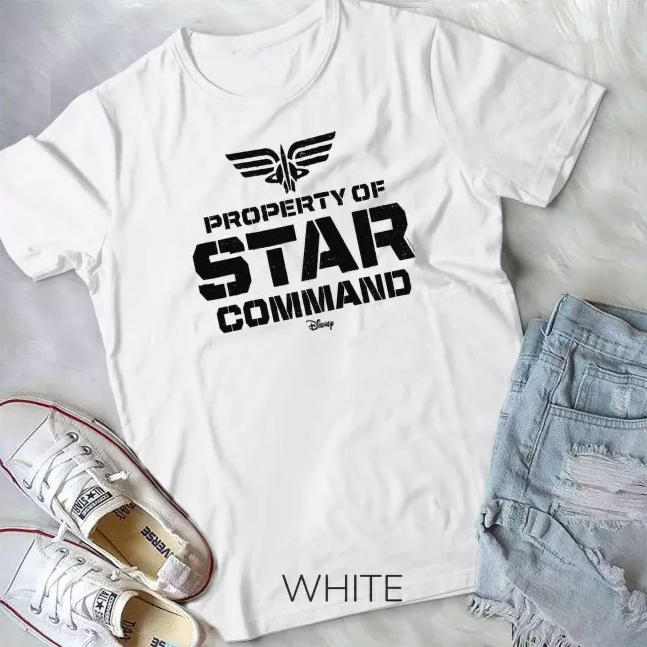 Hot Trending Tee With Lightyear - Property Of Star Command Baseball Tee ...