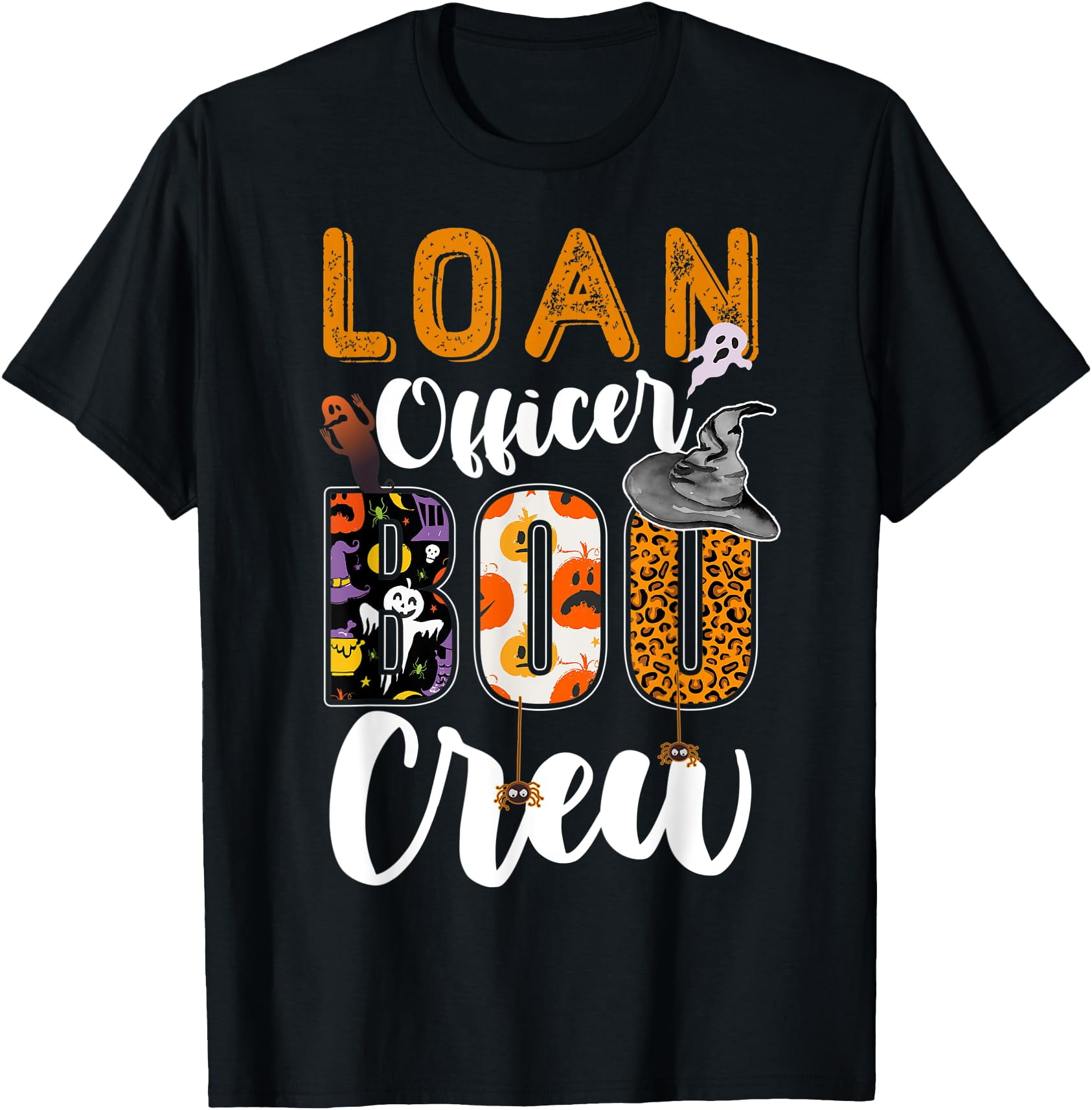 Hot Trending Tee With Loan Officer Boo Crew Ghost Funny Halloween S-5Xl ...