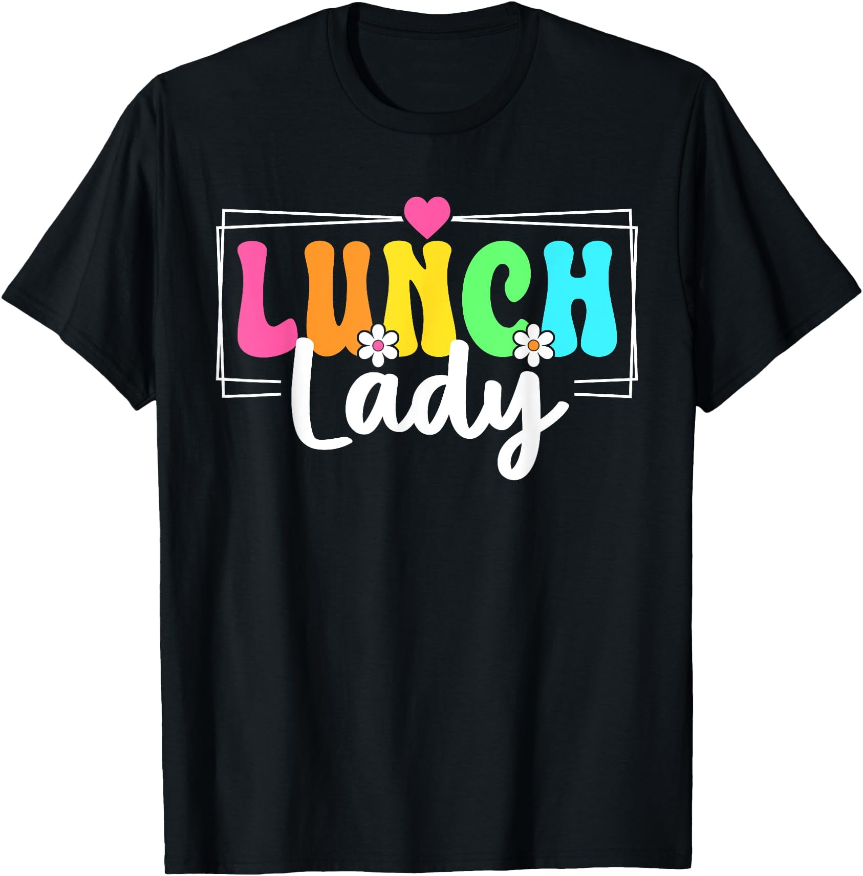 Hot Trending Tee With Lunch Lady Back To School Teachers Mom & Dad And Teacher T-Shirt - Walmart.com