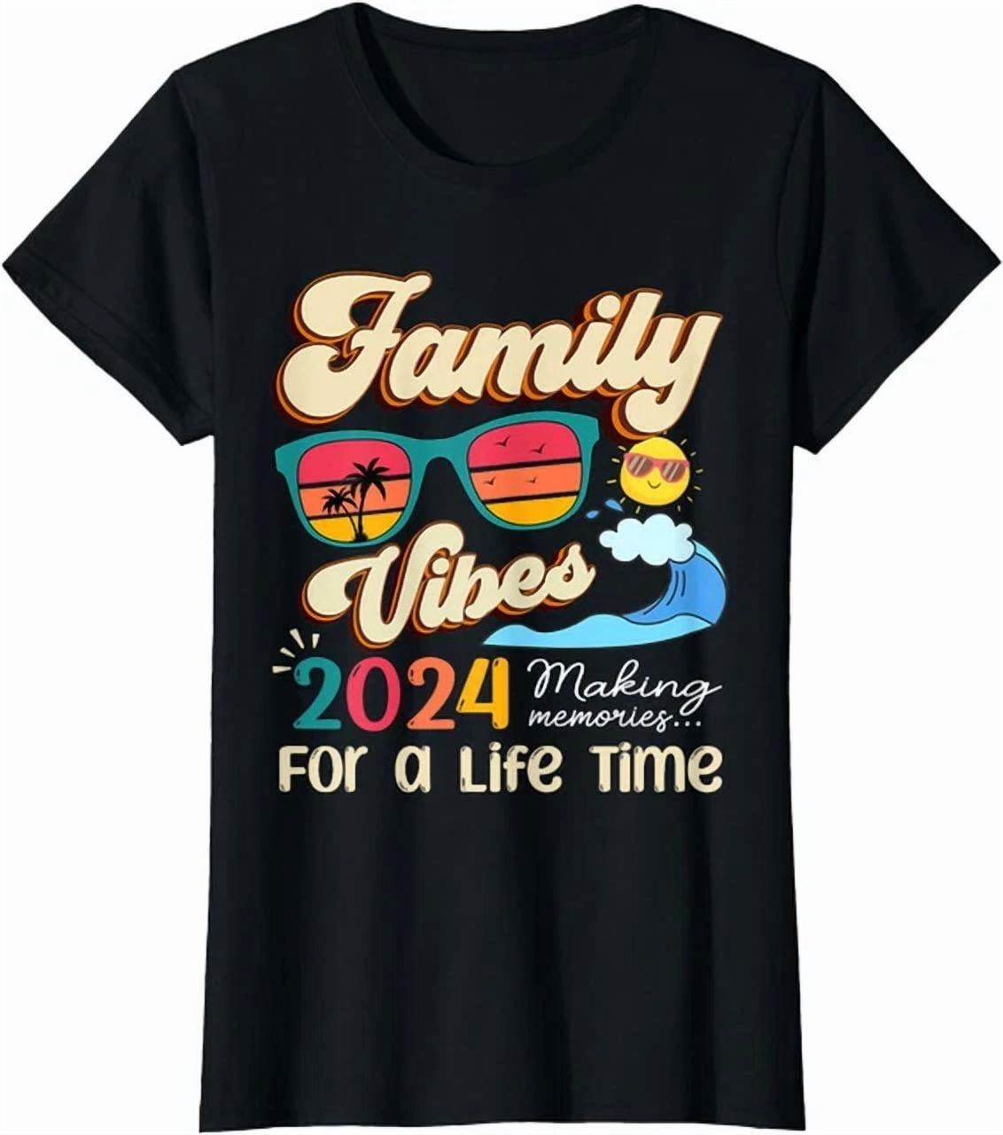 Hot Trending Tee With Matching Family Vibes Reunion 2024 Making ...