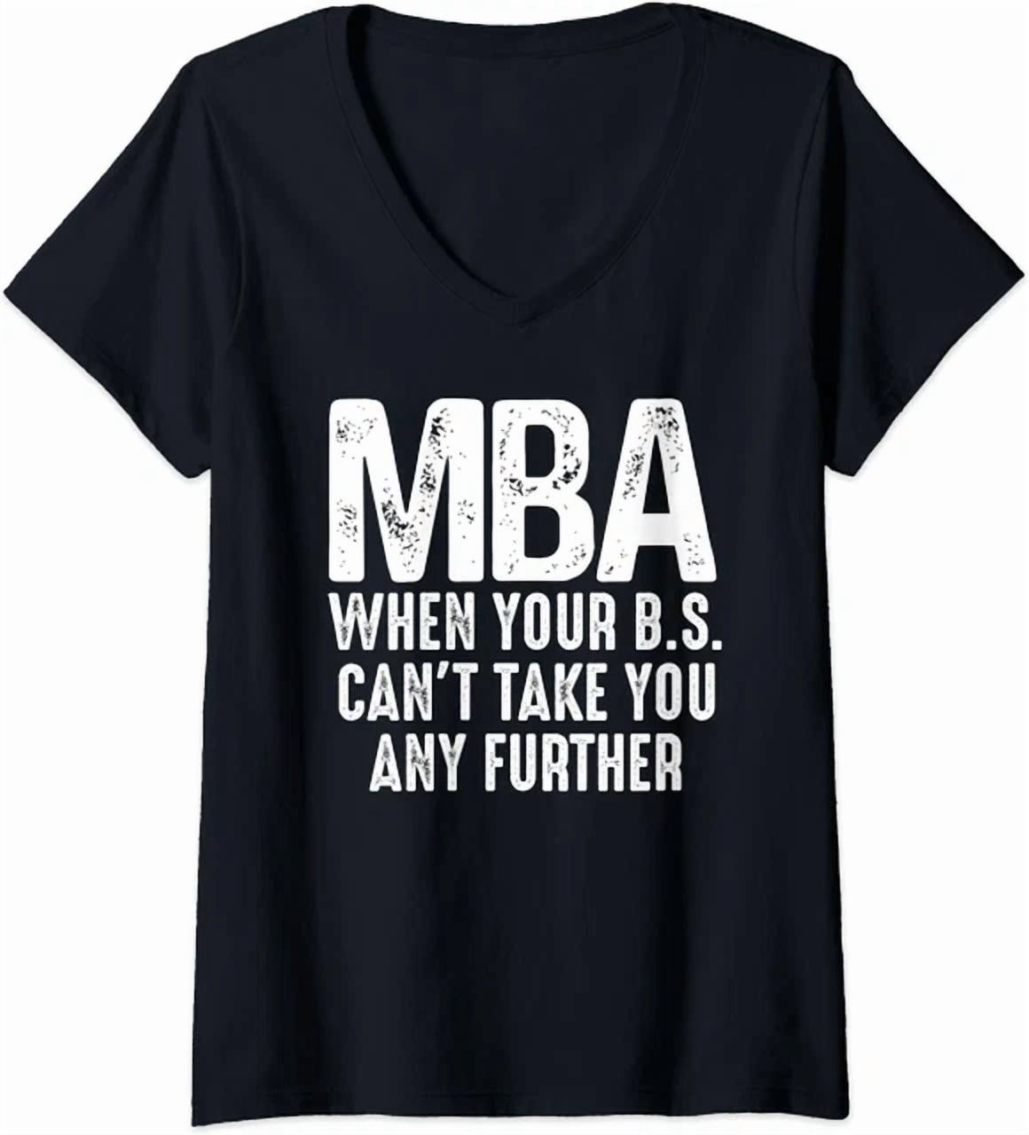 Hot Trending Tee With Mba Design For Men Women Master Degree Graduation ...