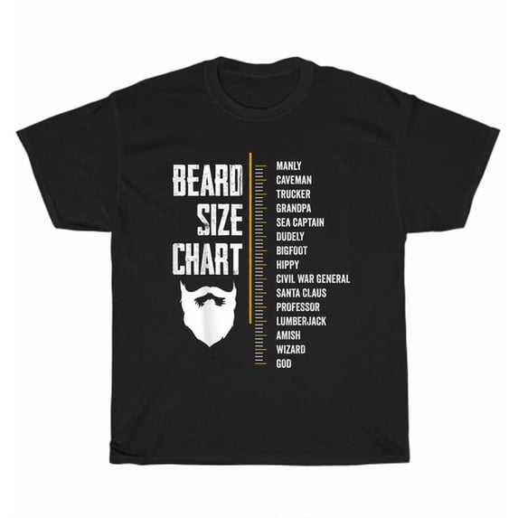 Hot Trending Tee With Mens Beard Measurement Size Chart Beard Length ...