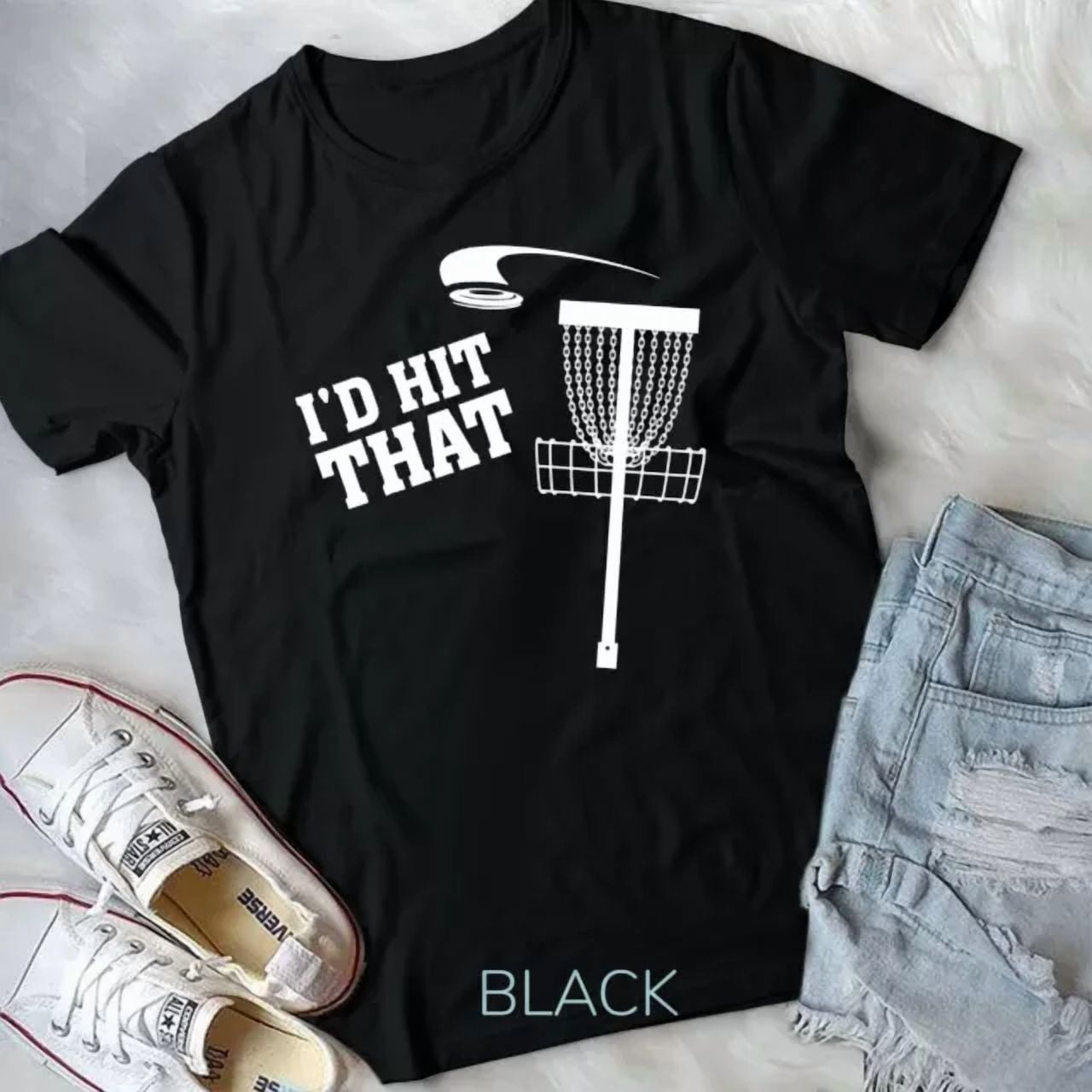 Hot Trending Tee With Mens Disc Golf - I'D Hit That Disc Golf ...