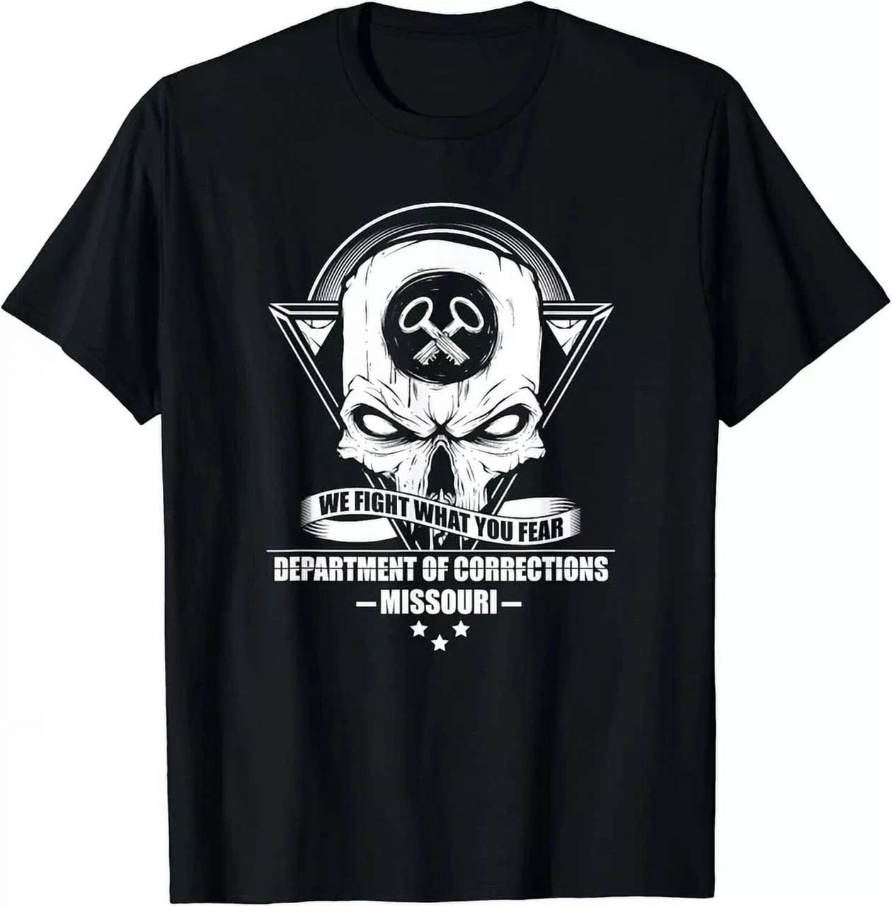 Hot Trending Tee With Missouri Department Of Corrections Officer Skull ...