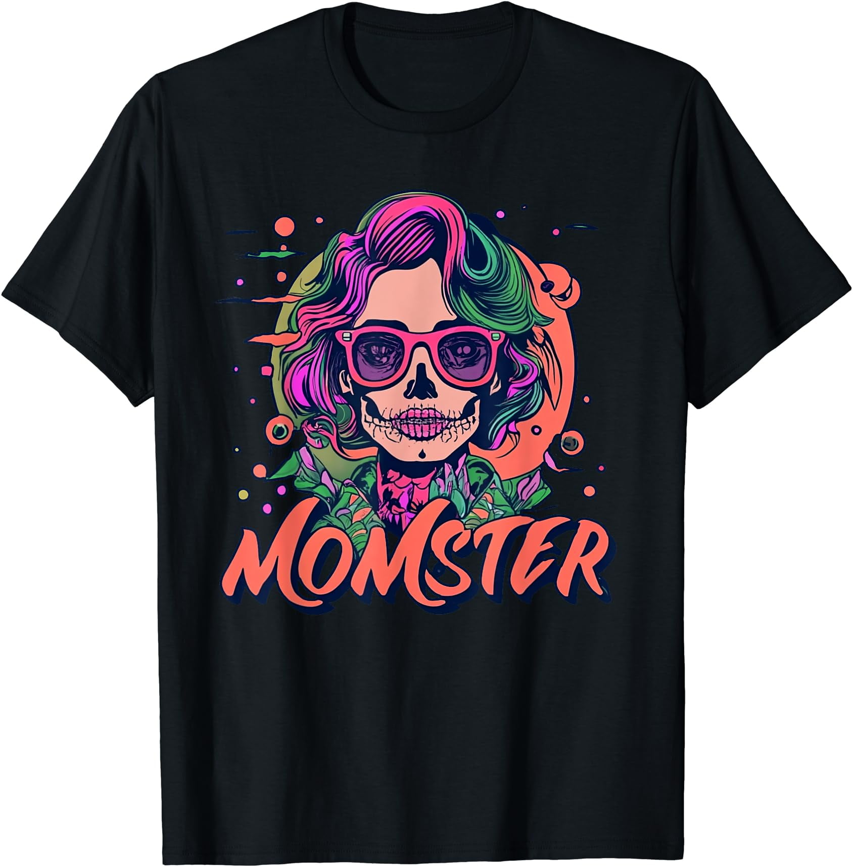 Hot Trending Tee With Momster Monster Mom Halowen Skeleton Spooky Mom ...