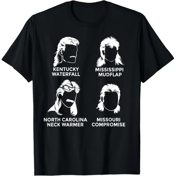 Hot Trending Tee With Mullet Haircut Mullet Identification Guide Mullet ...
