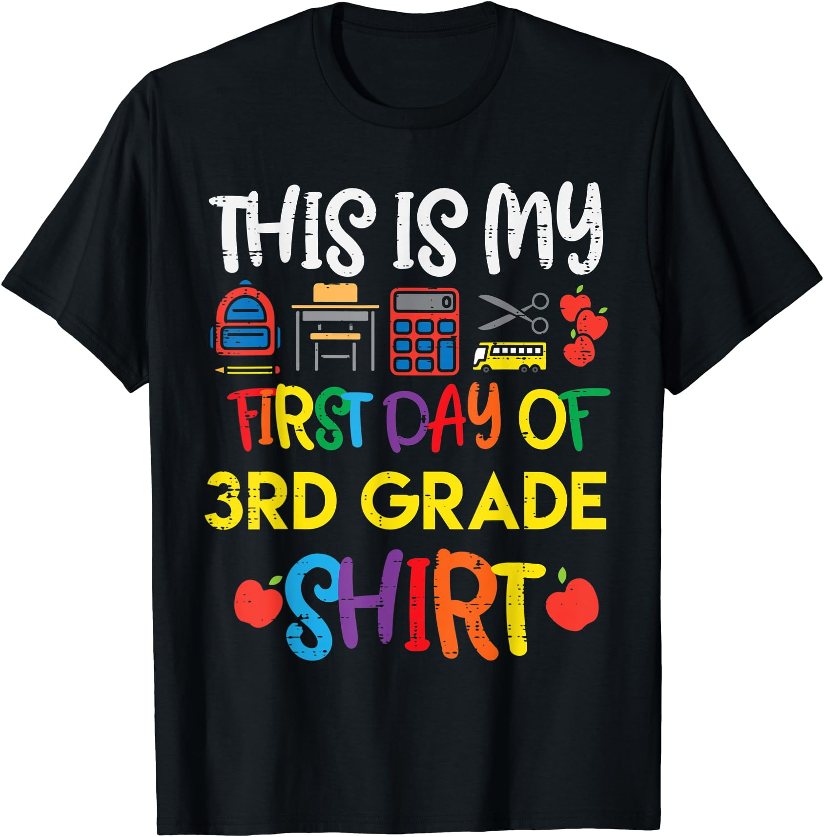 Hot Trending Tee With My First Day Of 3Rd Grade Shirt Third Back To ...