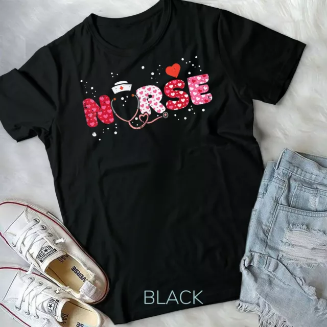 Hot Trending Tee With Nurse Valentines Day Valentine Er Icu Nicu Rn ...