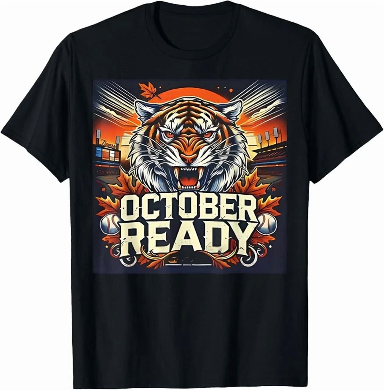 Hot Trending Tee With October Ready For Ready Tiger Design Unisex S-5Xl ...