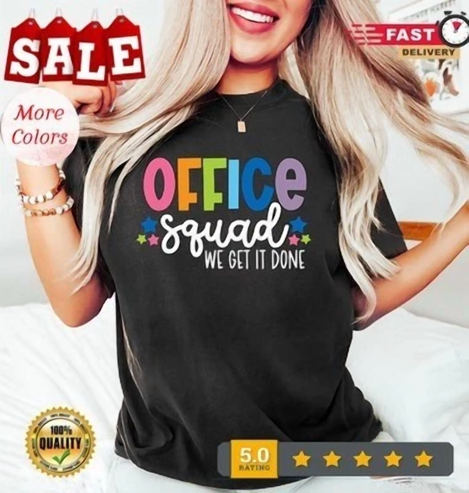 Hot Trending Tee With Office Squad T Shirt, Front Office Shirt ...