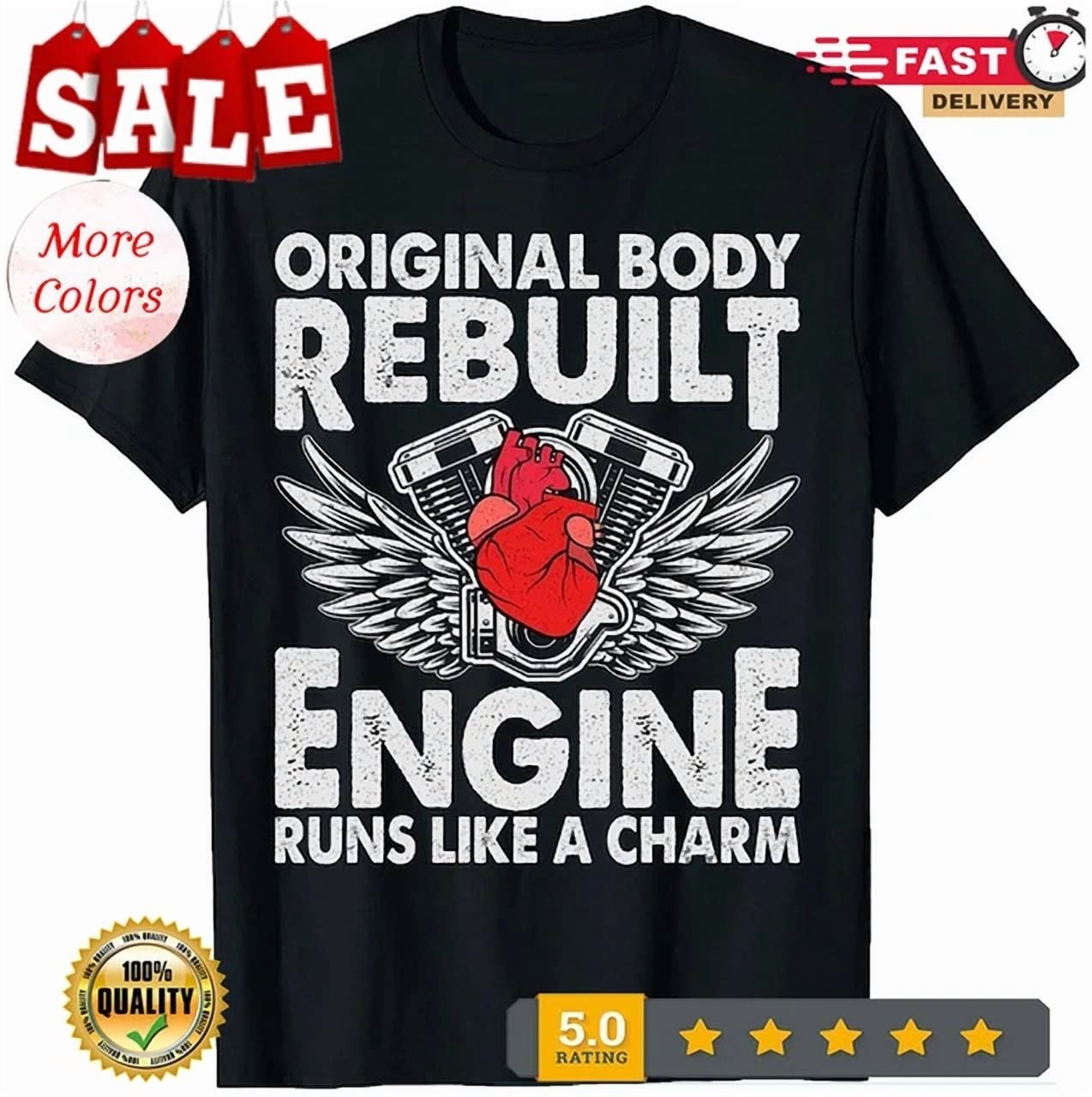 Hot Trending Tee With Open Heart Surgery Shirt, Heart Surgery Gift ...