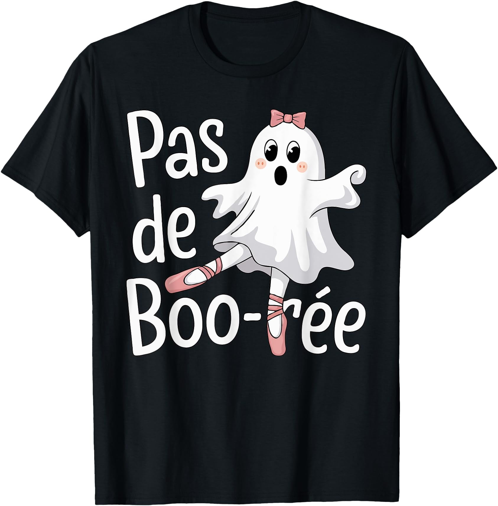 Hot Trending Tee With Pas De Boo-Rée Funny Ballet Ghosts Dance Women ...