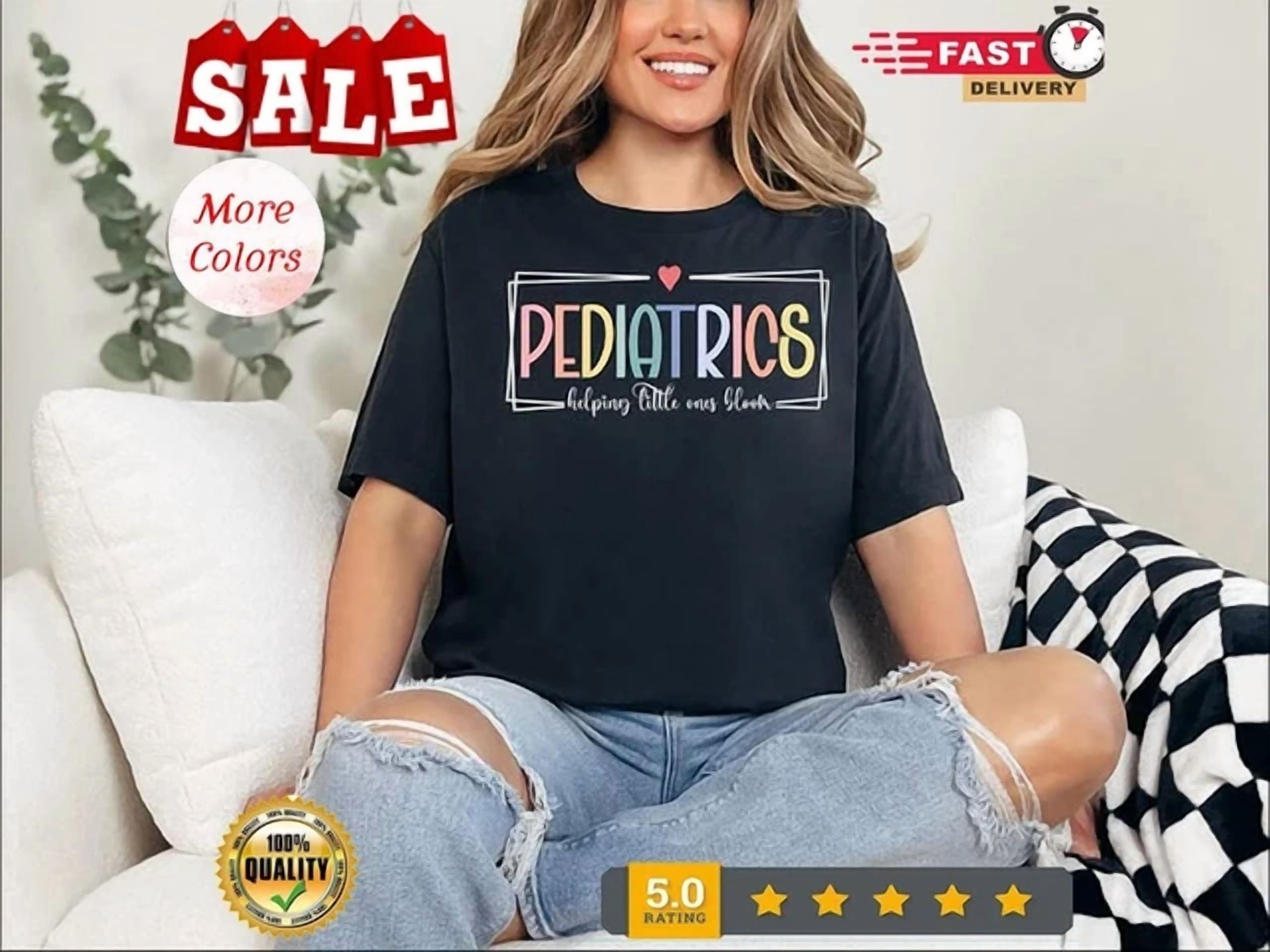 Hot Trending Tee With Pediatrics Shirt, Helping Little Ones Bloom ...