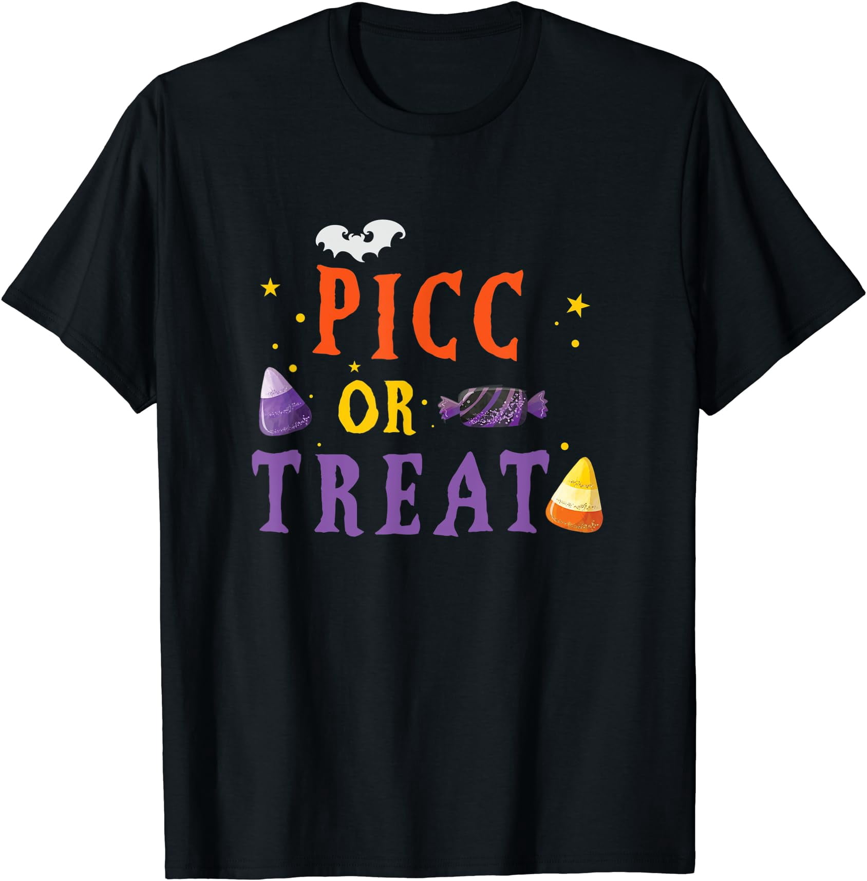 Hot Trending Tee With Picc Nurse Halloween Cute Vat Vascular Access ...