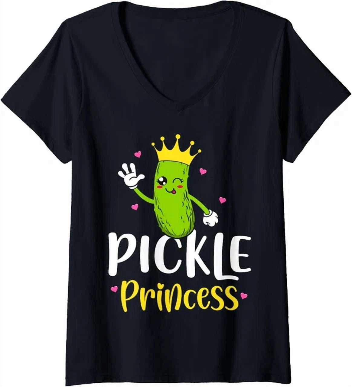 Hot Trending Tee With Pickle Princess Pickle Cucumber Design Tshirt ...