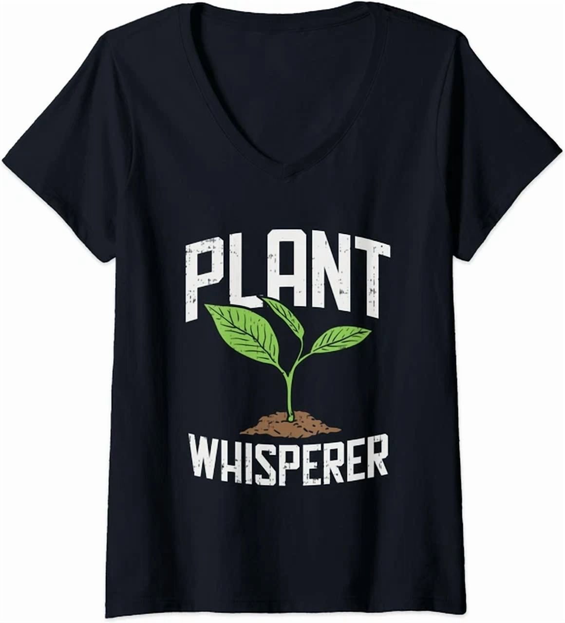 Hot Trending Tee With Plant Whisperer Hobby Gardening Gift Tshirt - Walmart.com