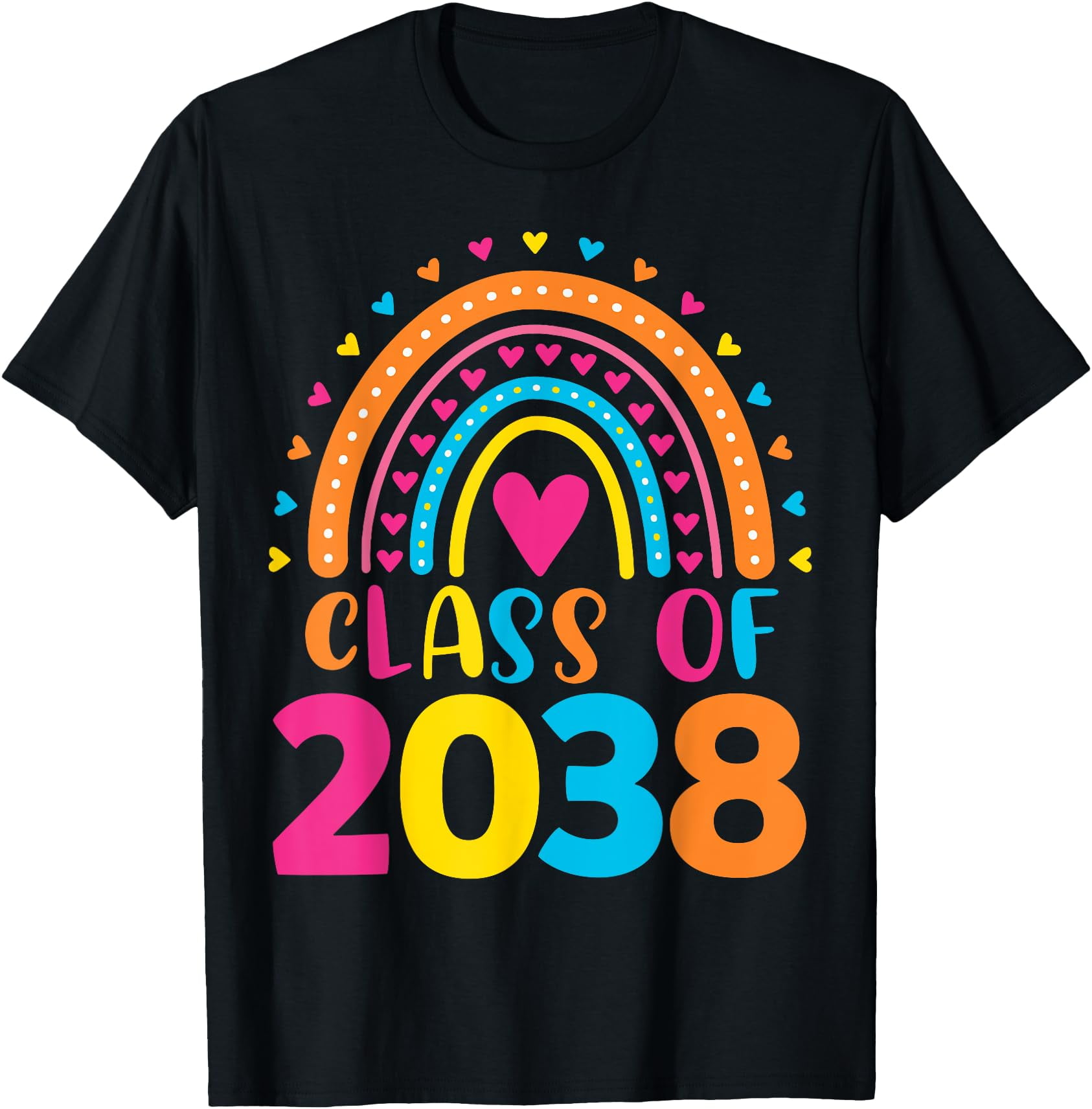 Hot Trending Tee With Pre-K Class Of 2038 First Day School Colorful ...