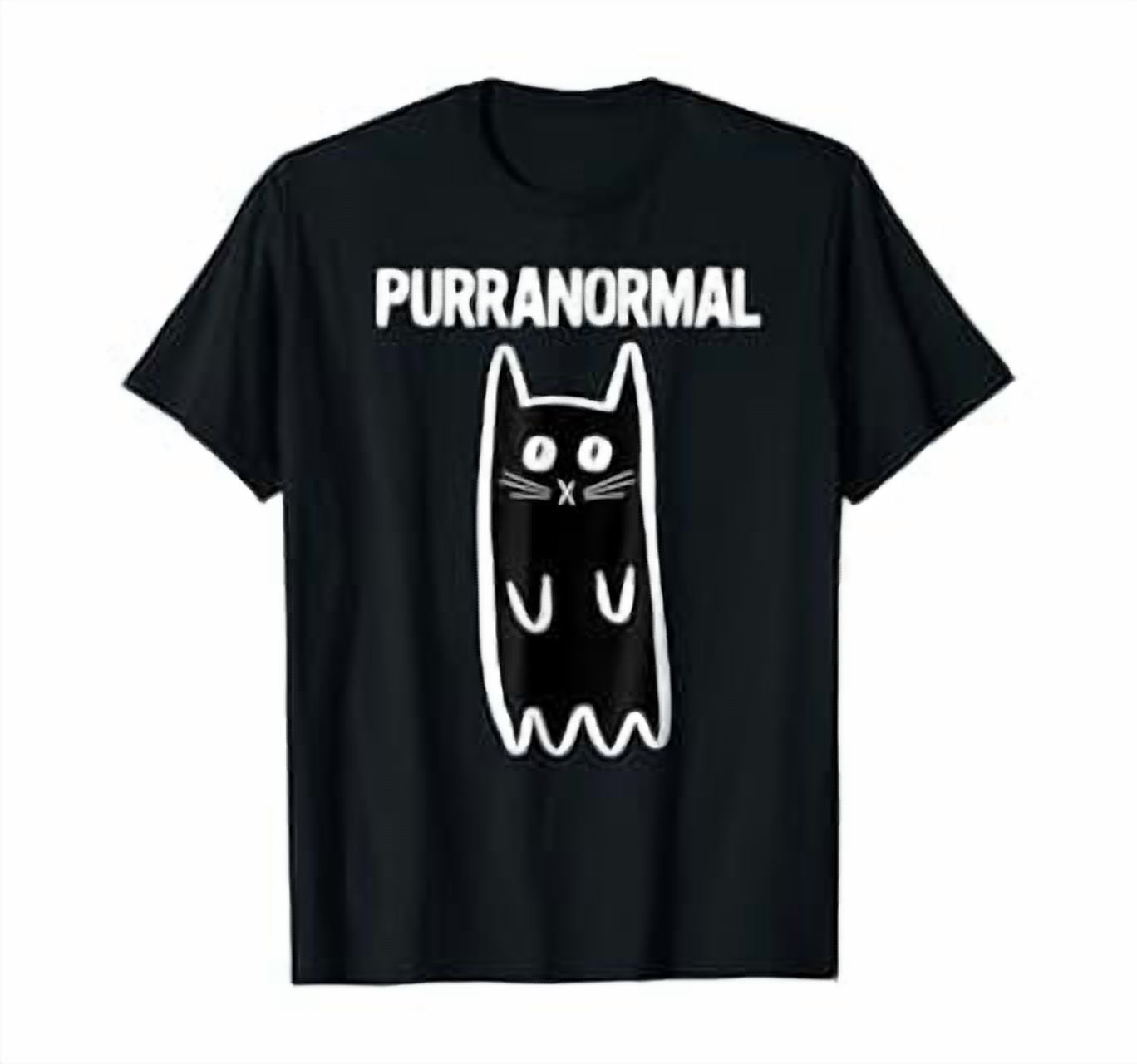 Hot Trending Tee With Purranormal Ghost Cat Shirt Paranormal Kitty Cat ...