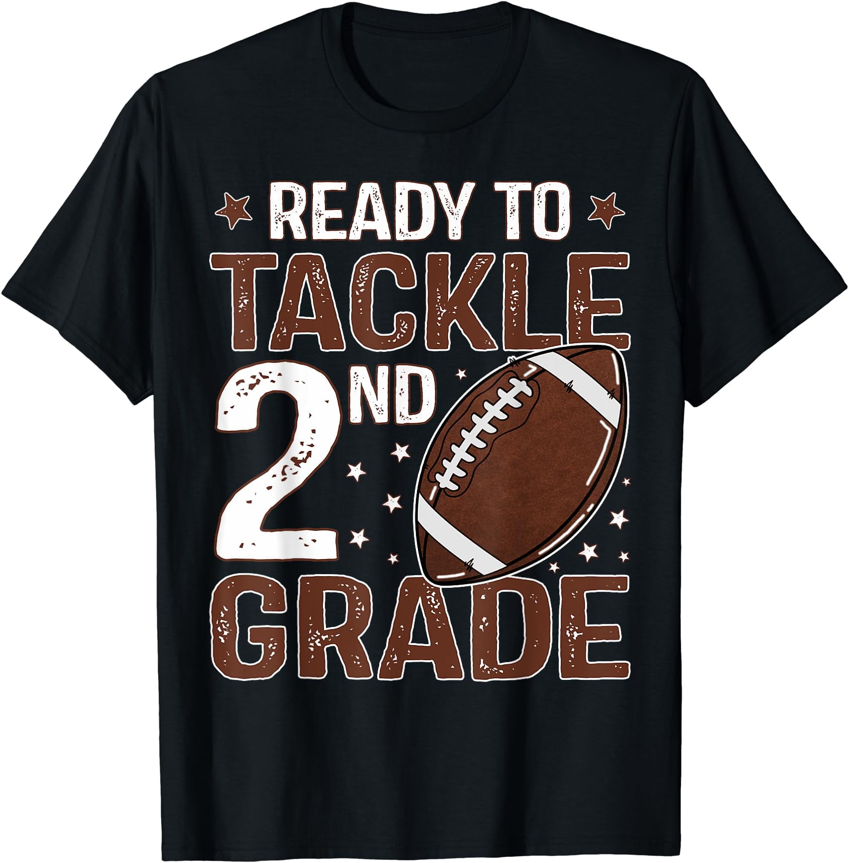 Hot Trending Tee With Ready To Tackle Second Grade First Day Of 2Nd ...