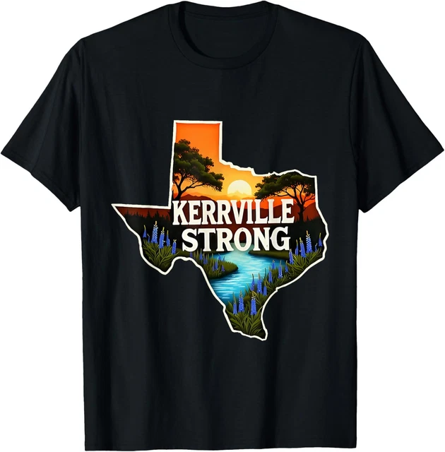 Hot Trending Tee With Retro Kerr Strong Vintage Gifts For Texas Flood ...