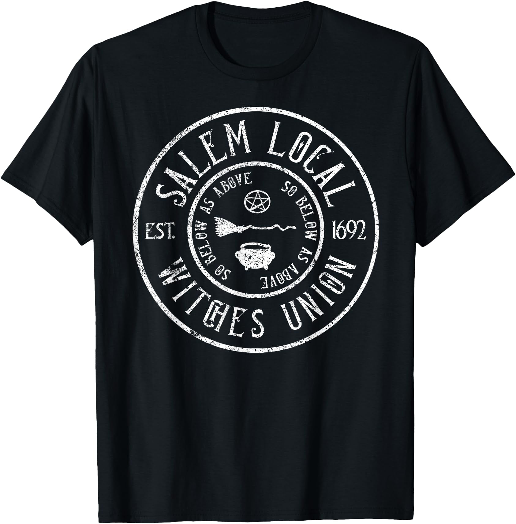 Hot Trending Tee With Salem Local Witches Union So Below As Above ...