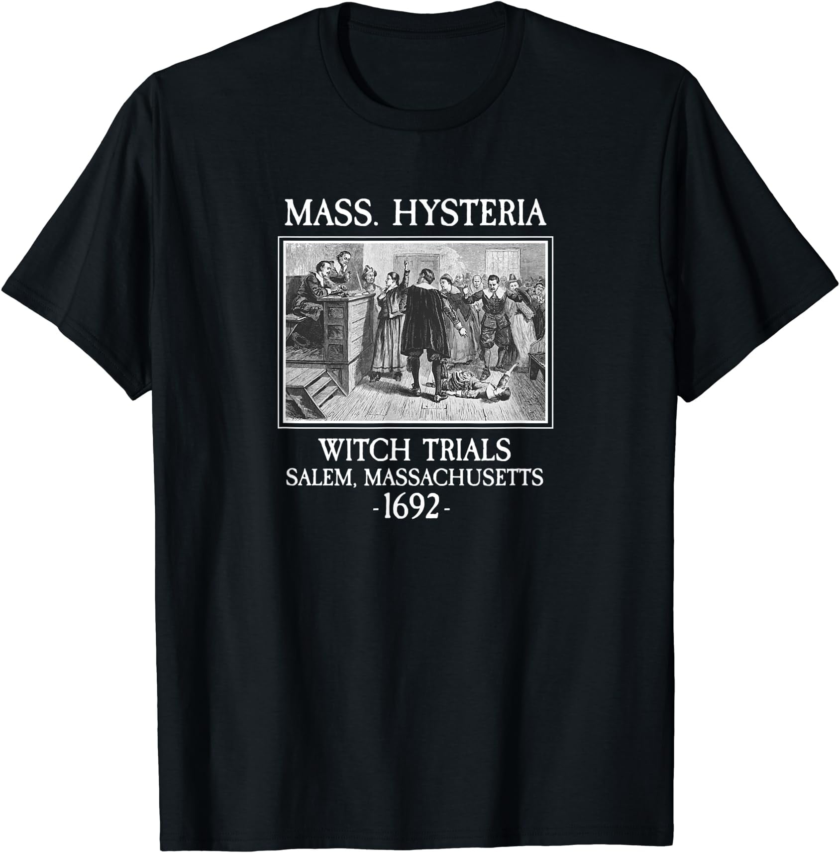 Hot Trending Tee With Salem Massachusetts Mass Hysteria S-5Xl T-Shirt - Walmart.com