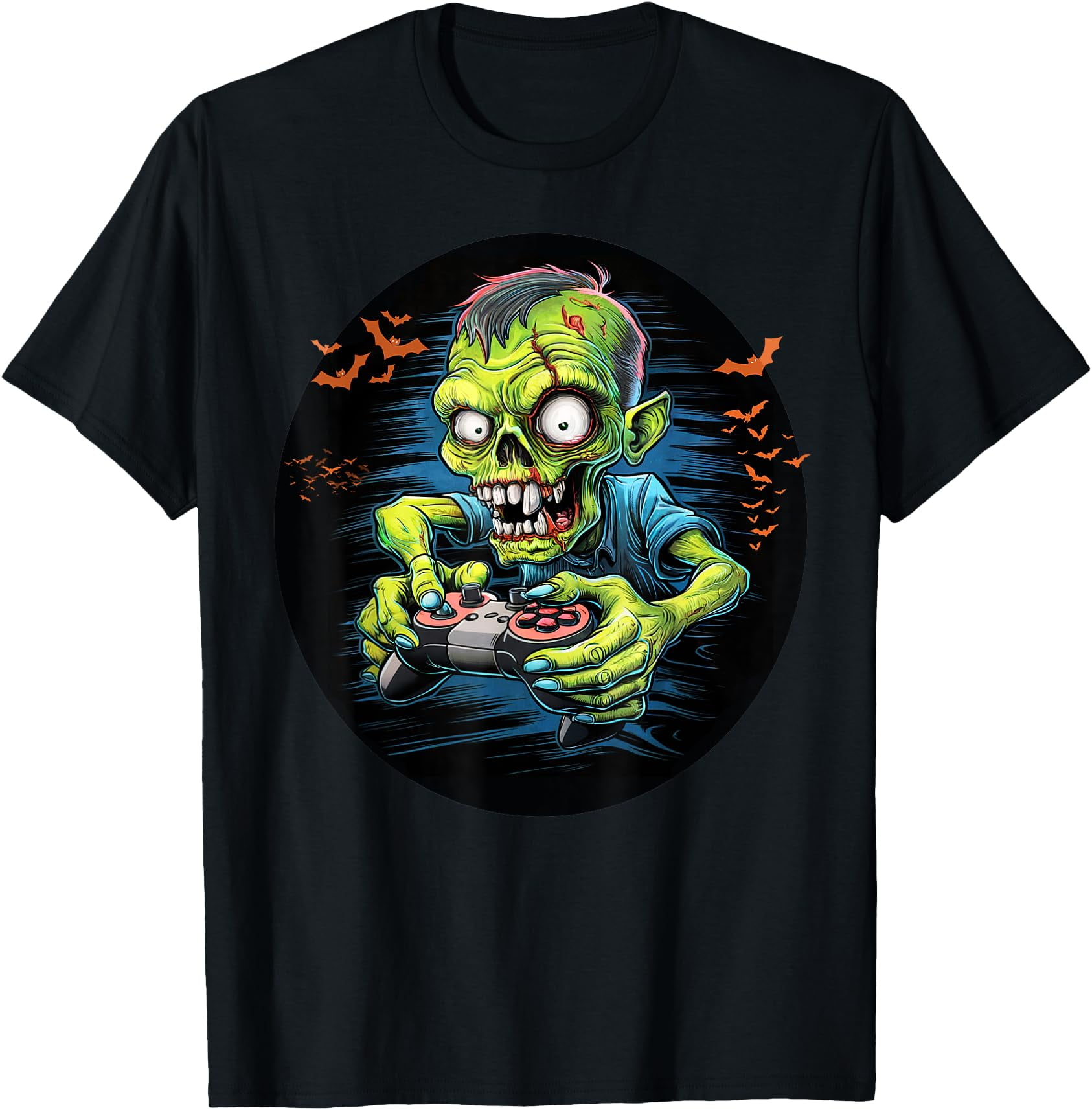 Hot Trending Tee With Scary Zombie Gamer Gamer Game Gaming Kid Unisex S ...