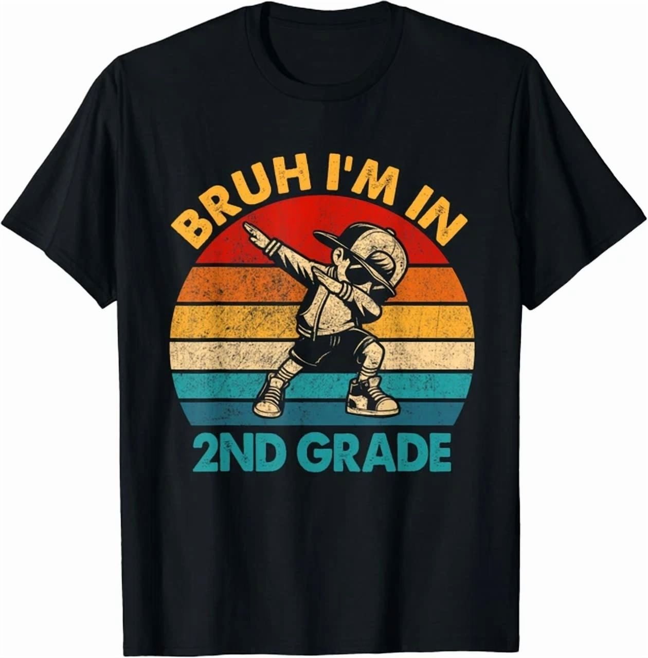 Hot Trending Tee With Second Grade Dabbing Boy Bruh I M In 2Nd Grade ...