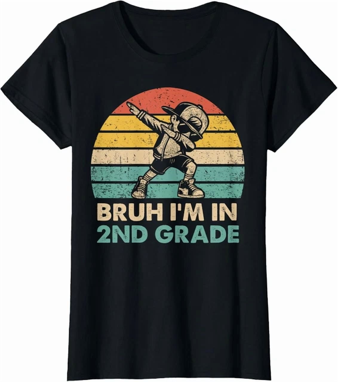 Hot Trending Tee With Second Grade Dabbing Boy Bruh I'M In 2Nd Grade T ...