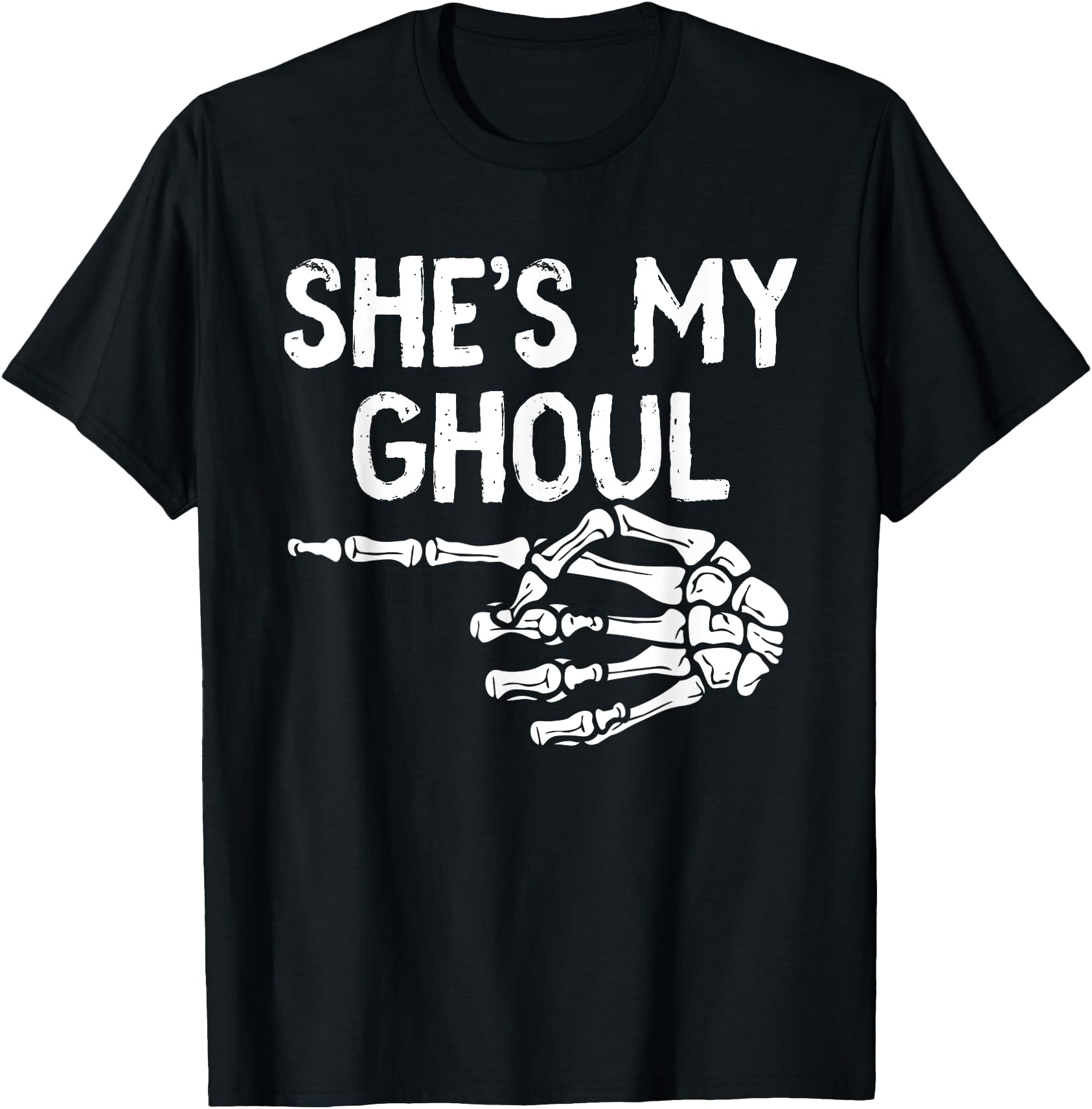 Hot Trending Tee With She'S My Ghoul Funny Halowen Couples Humor Pun ...