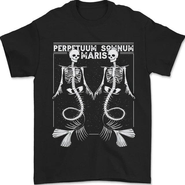 Hot Trending Tee With Skeleton Mermaids Eternal Sleep Of The Sea Skulls ...