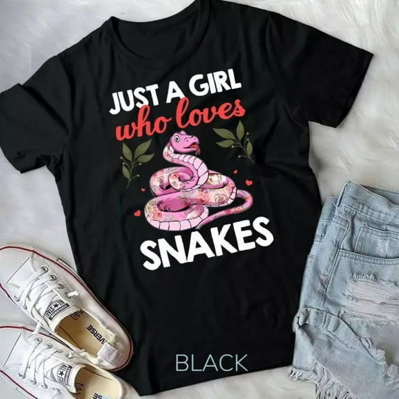 Hot Trending Tee With Snake Lover Art For Girls Ball Python Coral ...