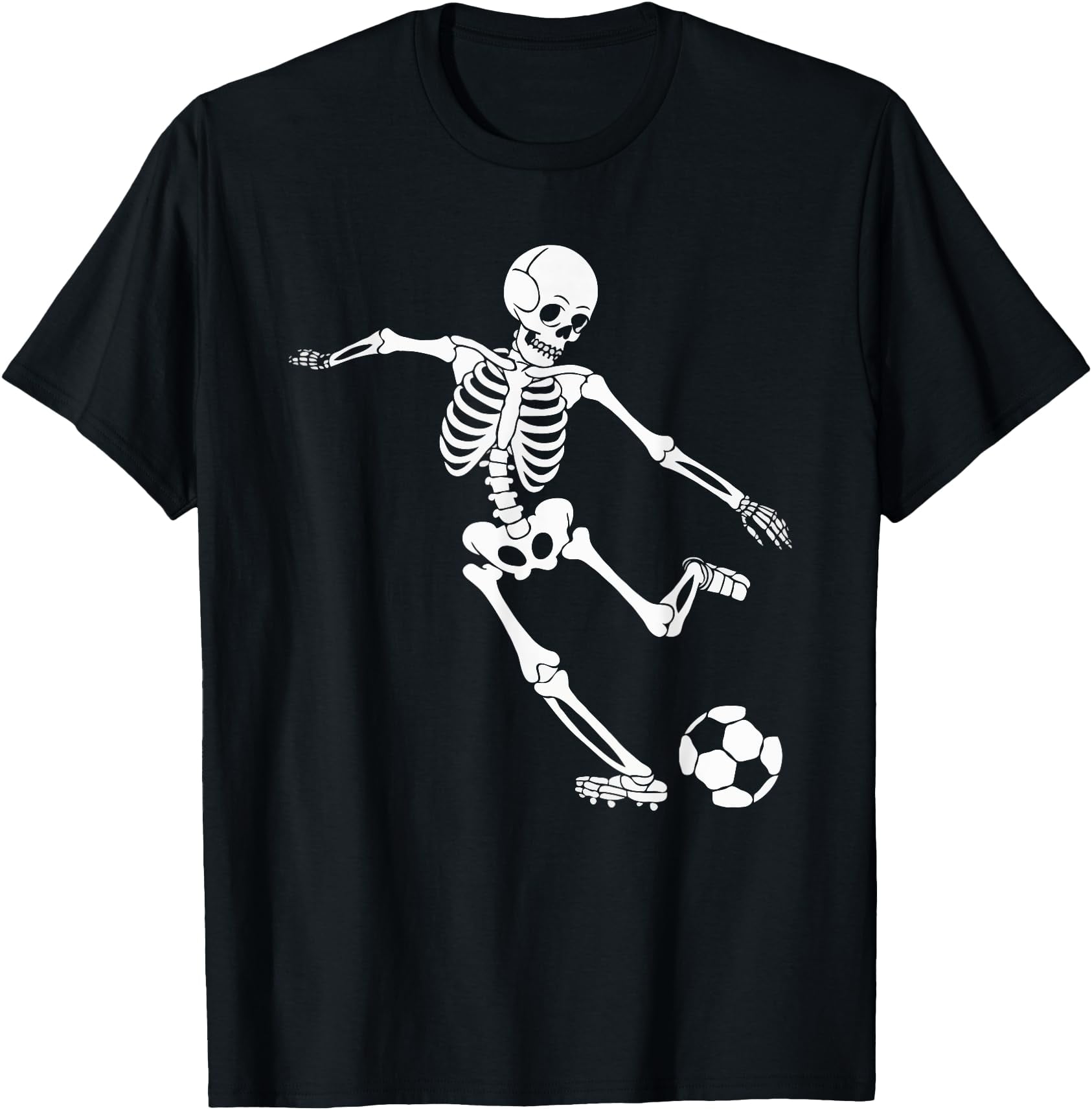 Hot Trending Tee With Soccer Skeleton Halowen Men Soccer Player Halowen ...