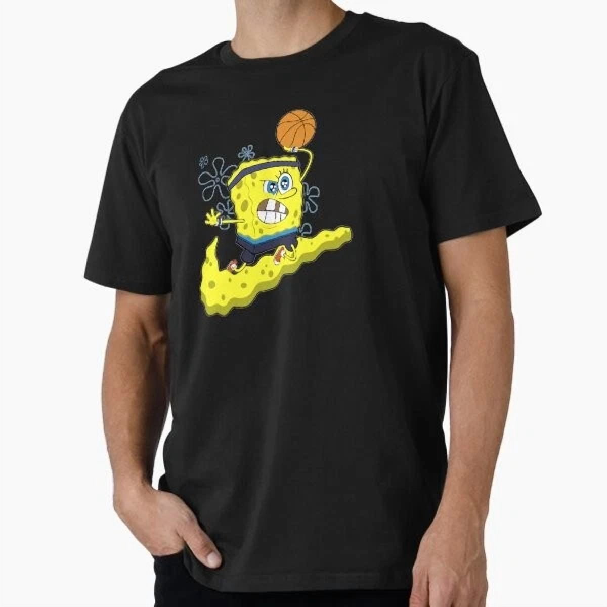 Hot Trending Tee With Spongebob Basketball T-Shirt S-5Xl - Walmart.com