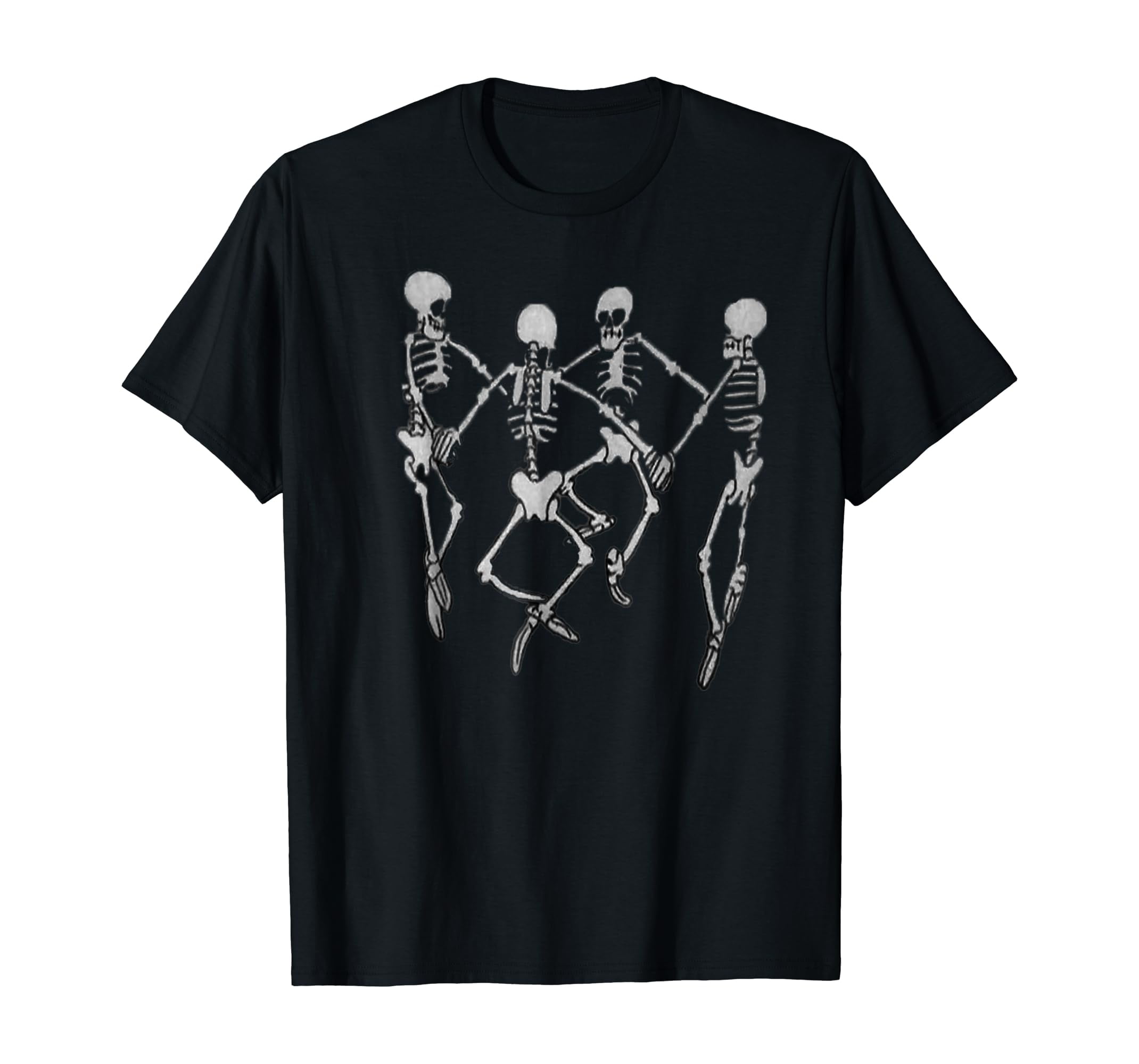 Hot Trending Tee With Spooky Dancing Skeletons - Walmart.com