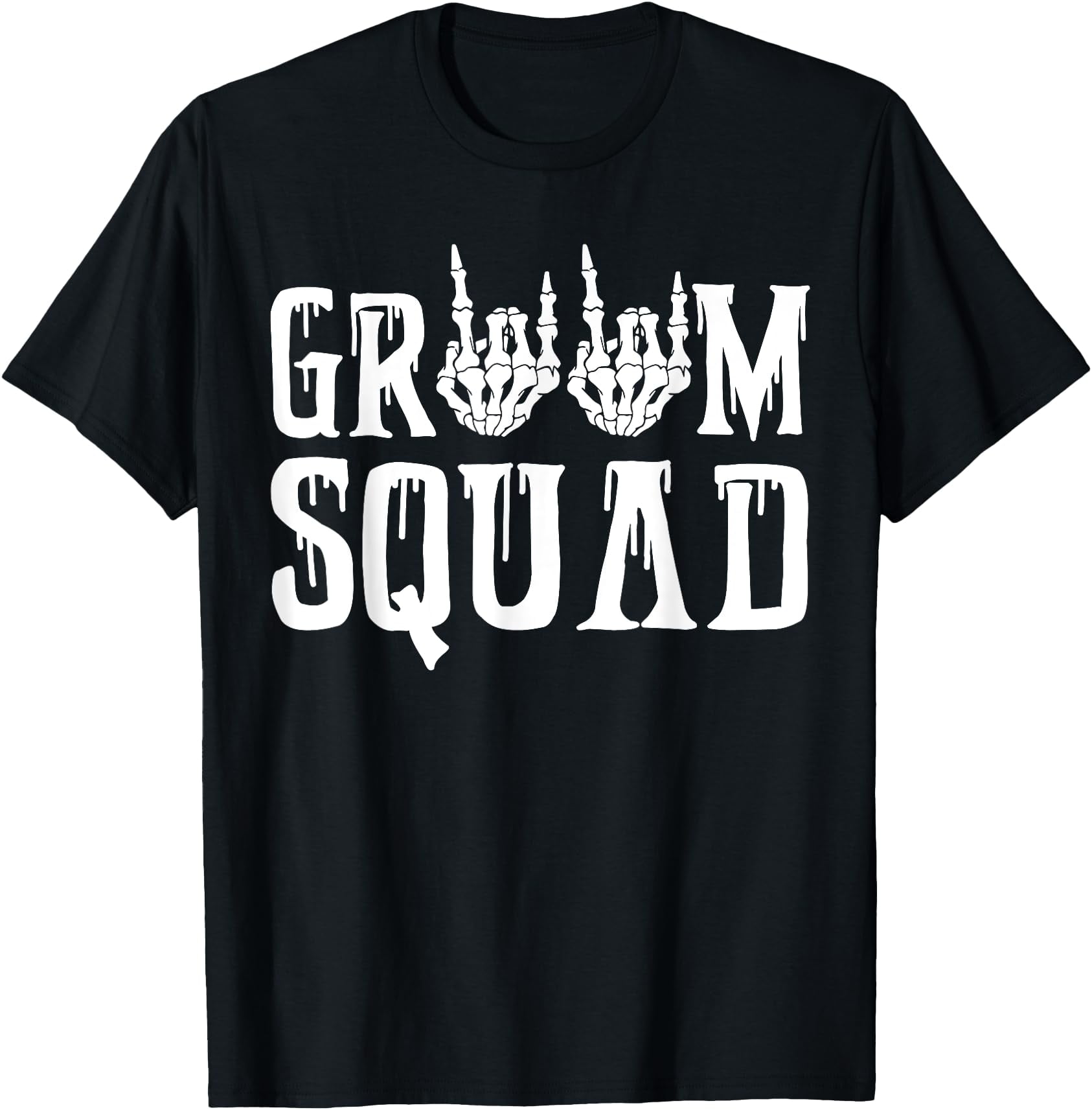 Hot Trending Tee With Spooky Groom Squad Gothic Wedding Halowen ...