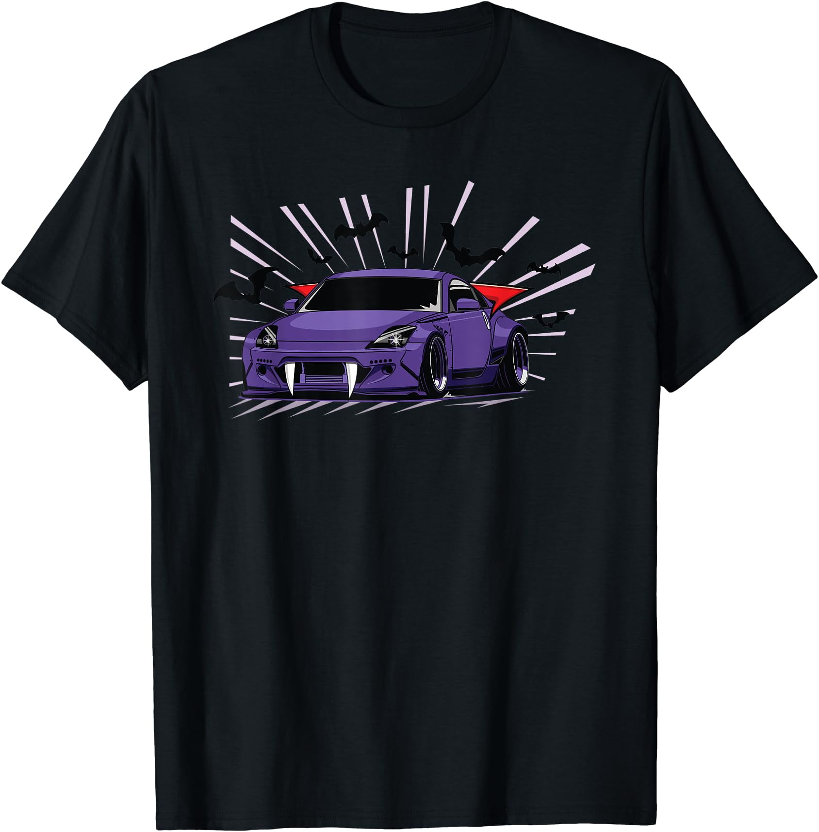 Hot Trending Tee With Spooky Halowen Jdm 350Z Z33 Vampire Drift Car ...