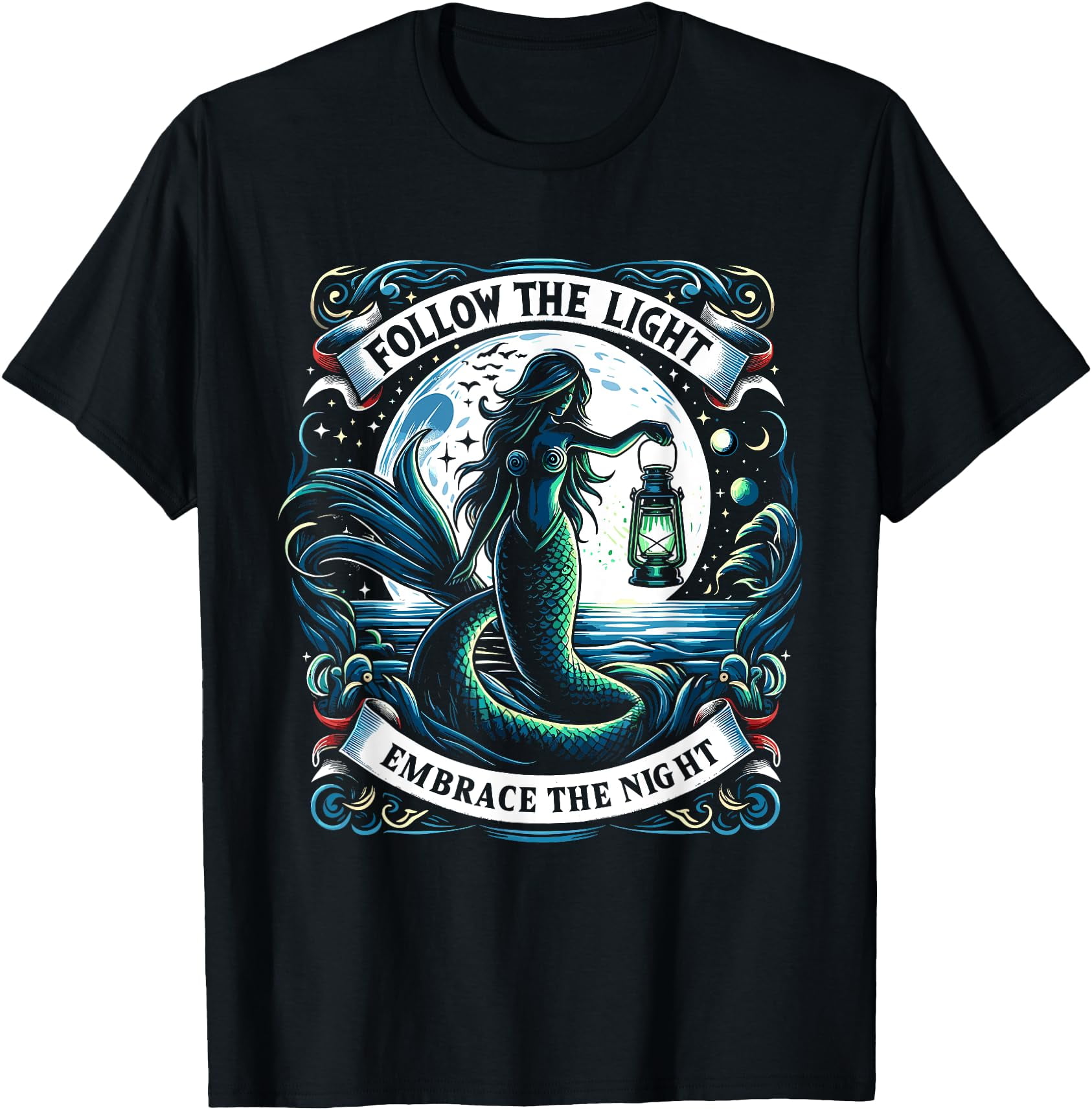 Hot Trending Tee With Spooky Sirens Horror Mermaid Creepy Mermaid ...