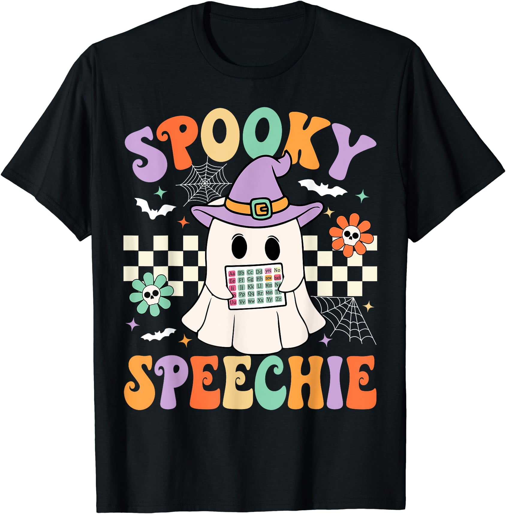 Hot Trending Tee With Spooky Speechie Speech Therapy Retro Slp Unisex S ...