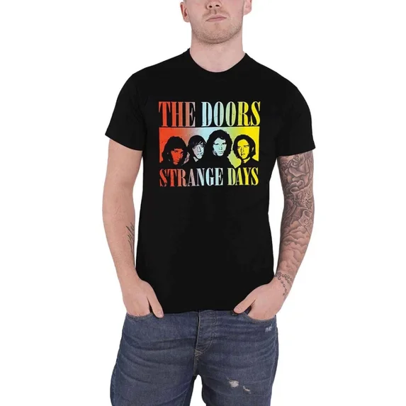 Hot Trending Tee With The Doors T Shirt Strange Days Band Logo New ...