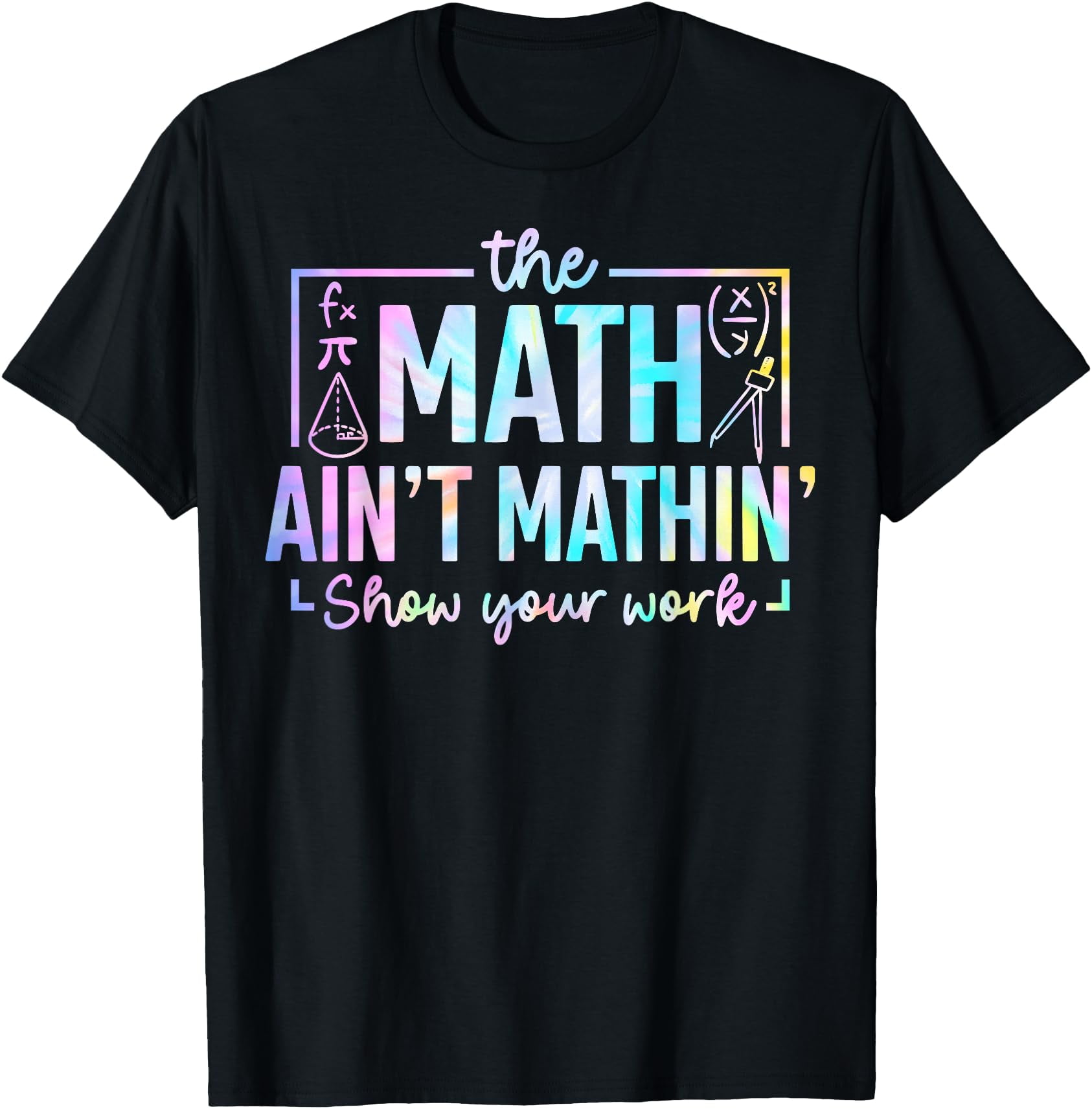 Hot Trending Tee With The Math Ain'T Mathin Funny Math Mom & Dad And ...