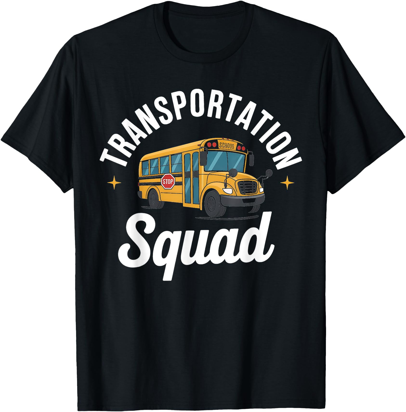 Hot Trending Tee With Transportation Squad Back To School Bus Driver ...