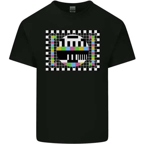 Hot Trending Tee With Tv Test Pattern As Worn By Mens Womens S-5Xl T ...