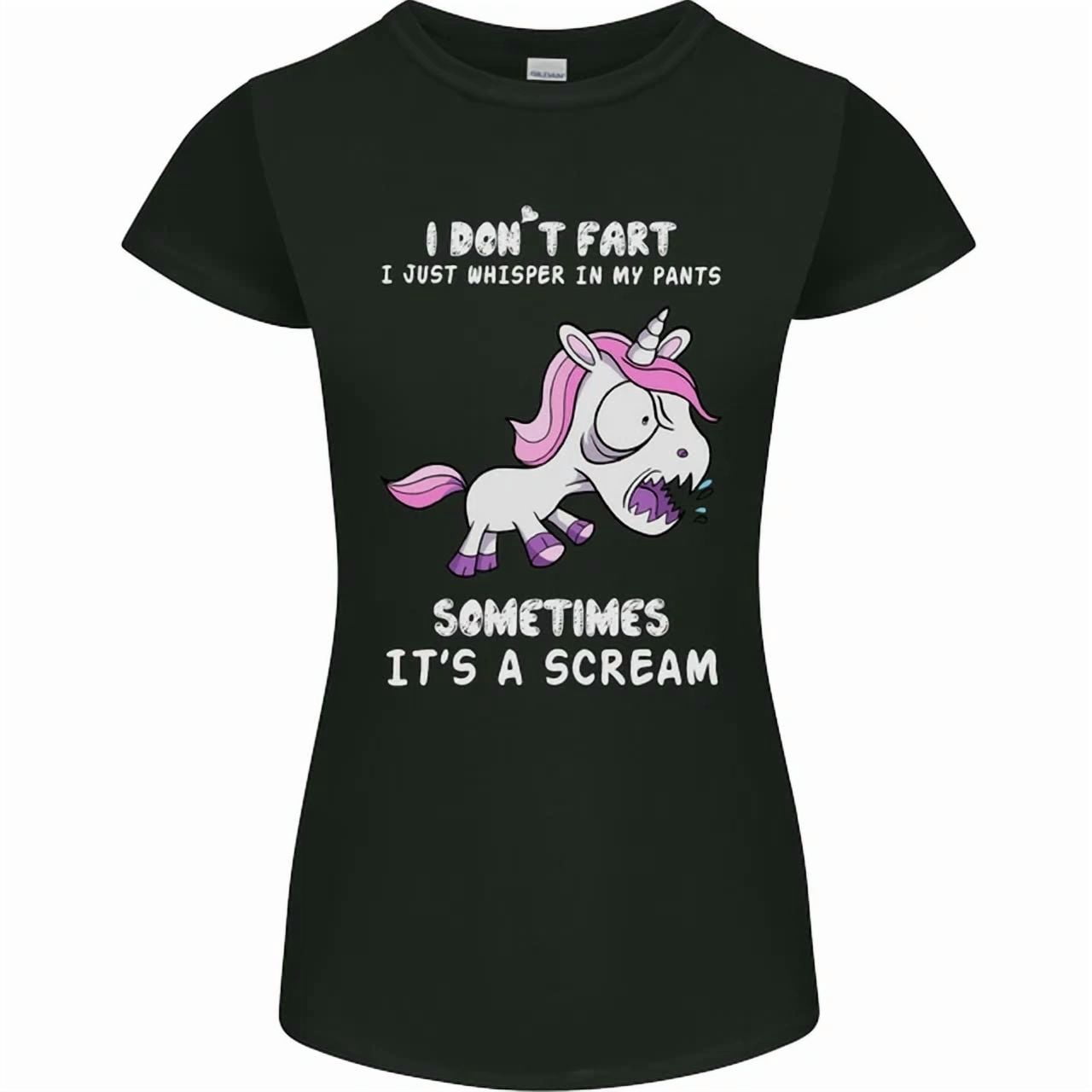 Hot Trending Tee With Unicorn I Dont Fart Farting Farter Womens Womens ...