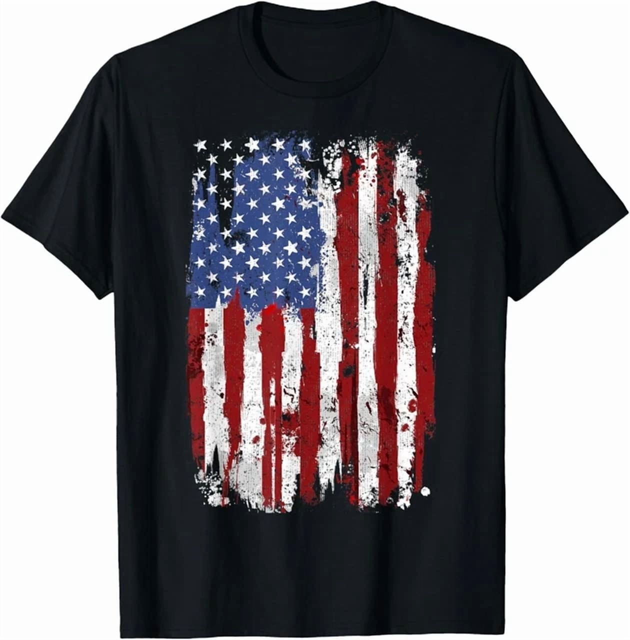 Hot Trending Tee With Usa Flag American Flag United States Of America ...