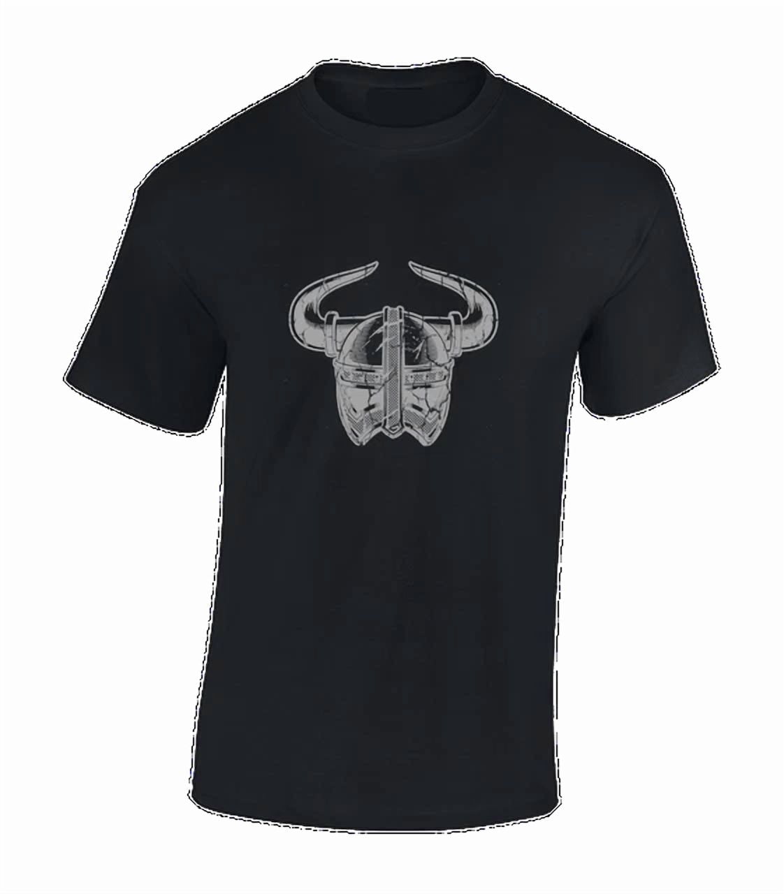 Hot Trending Tee With Viking Helmet Cool Norse Mythology Odin Thor Hammer Unisex S-5Xl T-Shirt ...