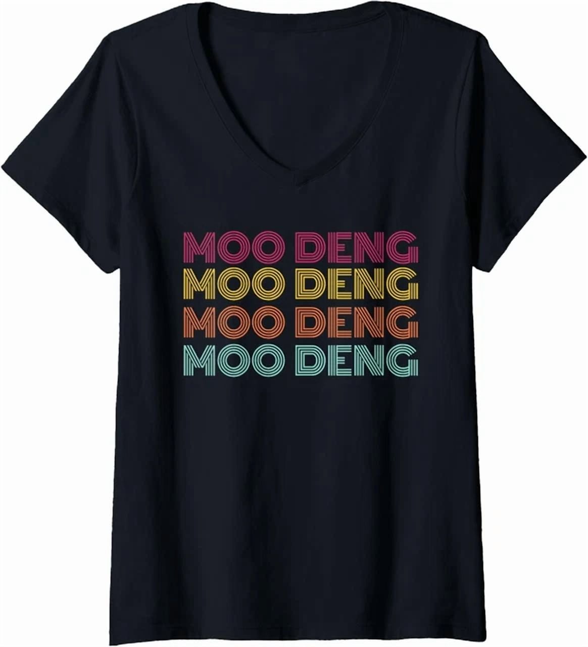 Hot Trending Tee With Vintage Baby Hippo Moo Deng Cute Moo Deng Design ...