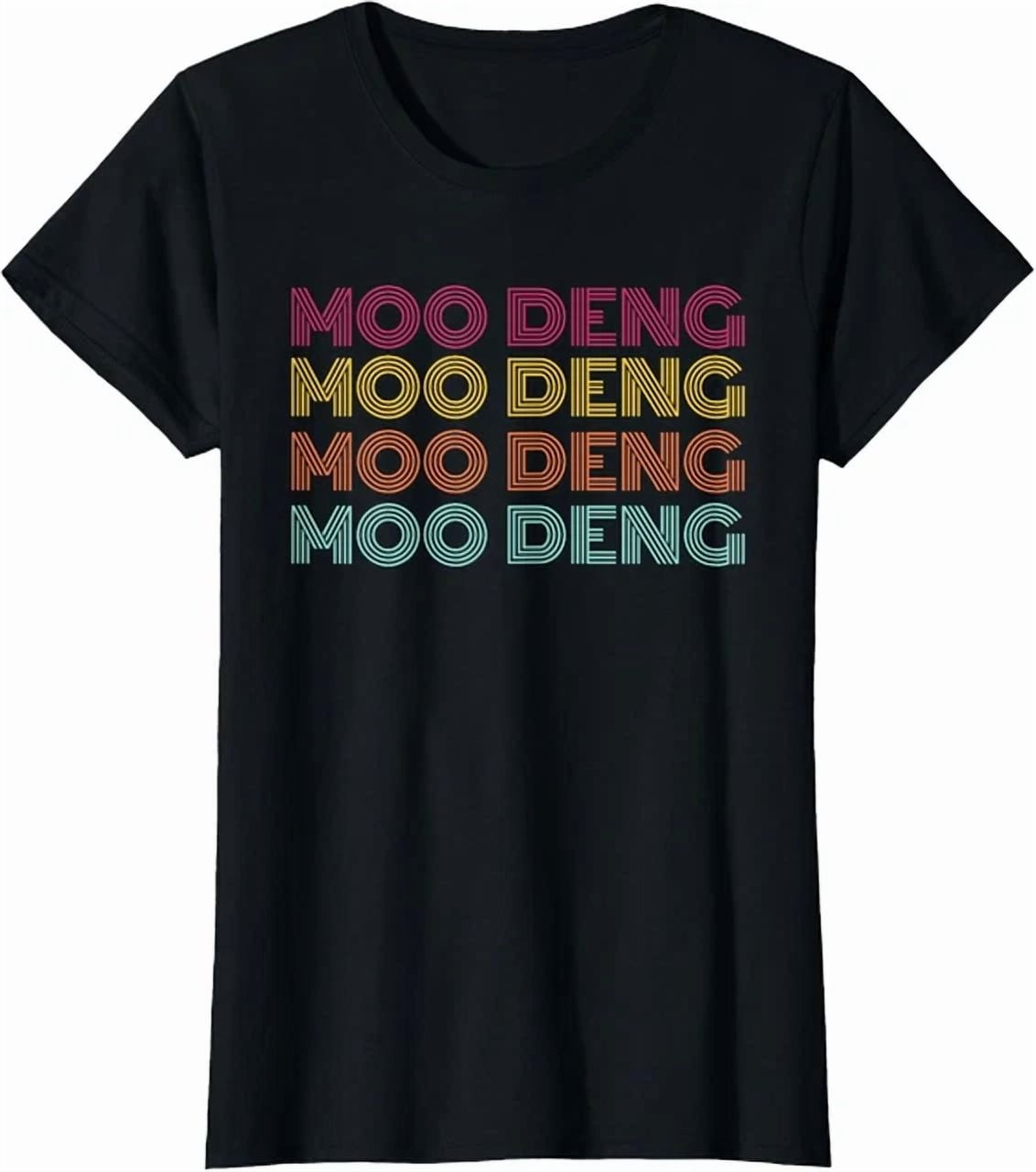 Hot Trending Tee With Vintage Baby Hippo Moo Deng Cute Moo Deng T-Shirt ...