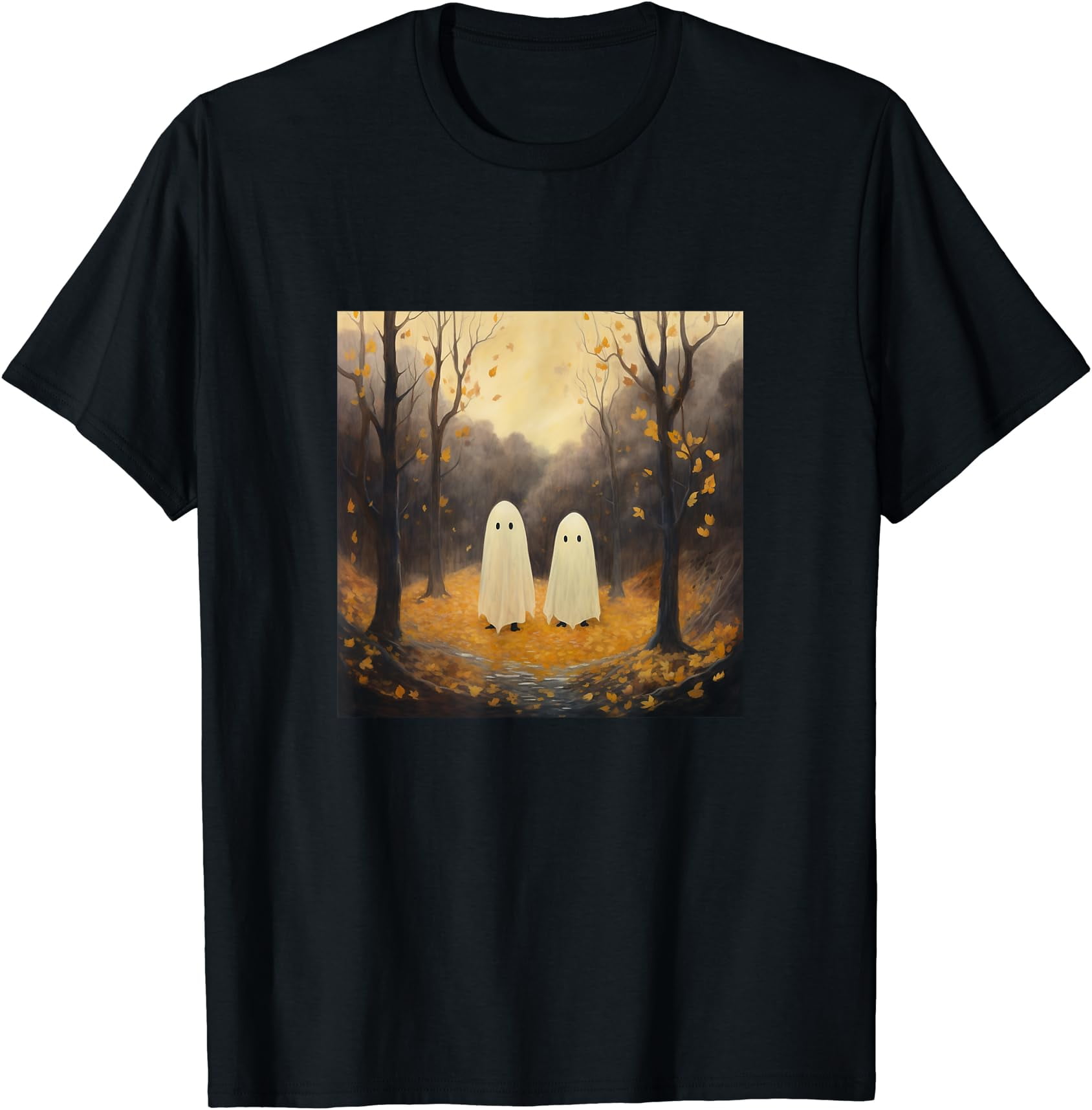 Hot Trending Tee With Vintage Ghost Halowen Ghost Gothic - Walmart.com